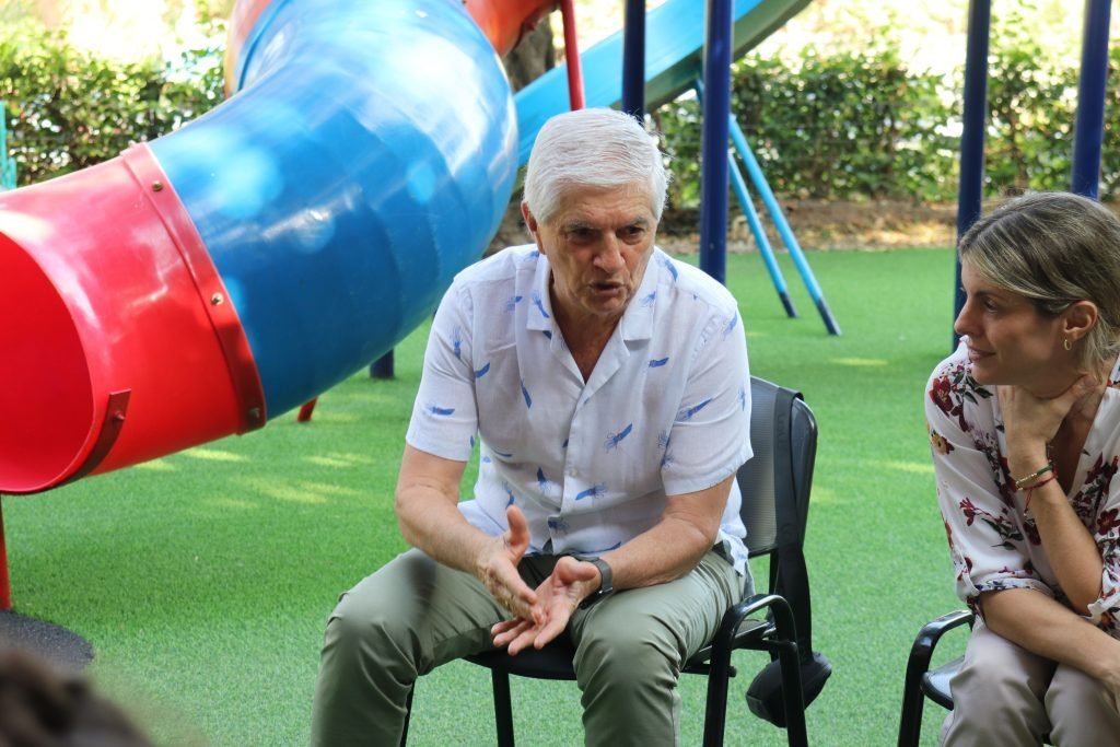 Special Visitor at Altamira: Soccer Coach Julio Comesaña Inspires ...